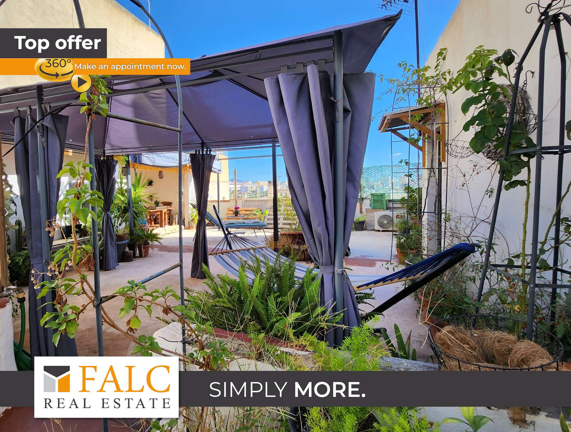 Experimente la vida urbana con mucha zona de relax